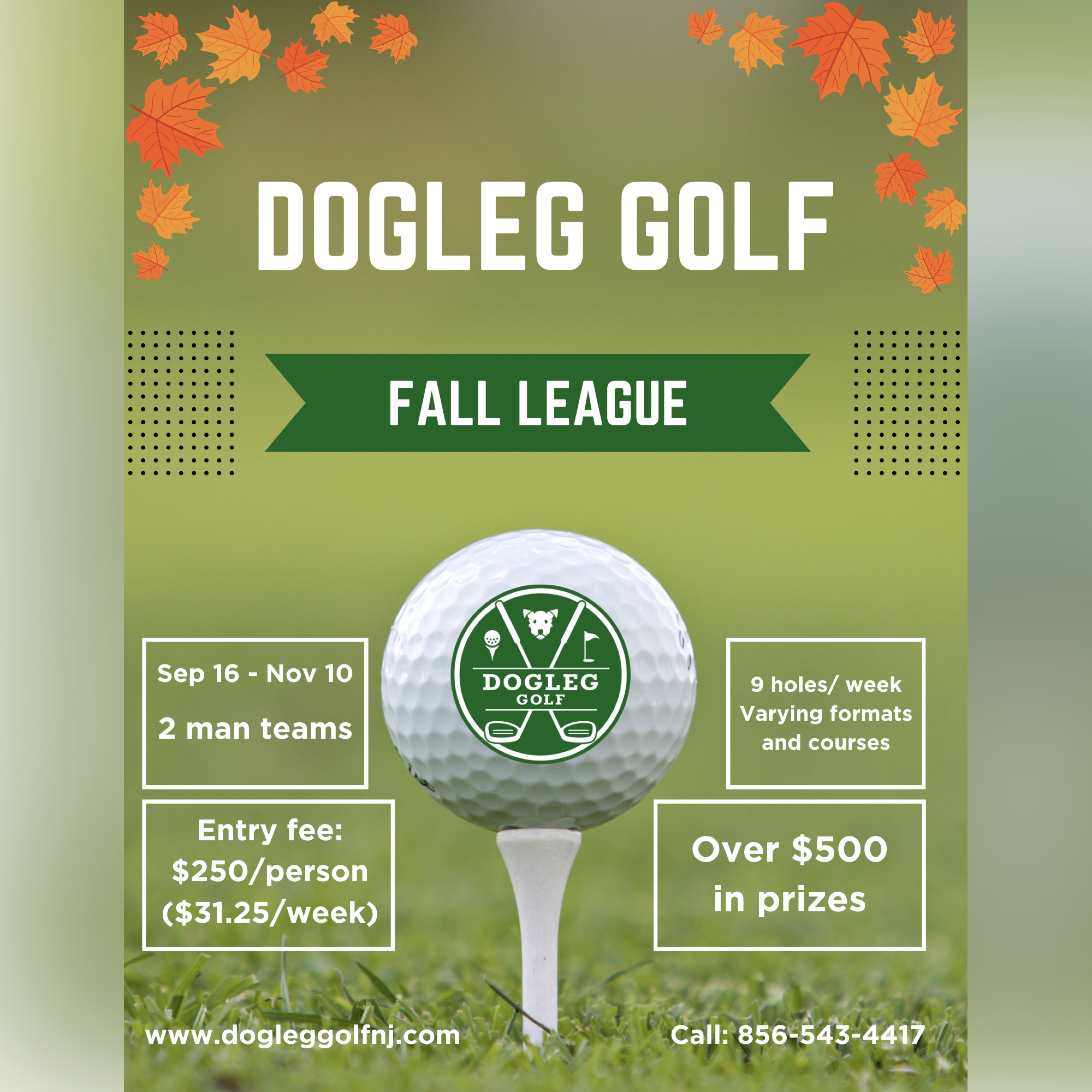 Events - Dogleg Golf - Book Now!
